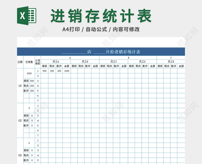 仓库管理进销存日报表下载 觅知网